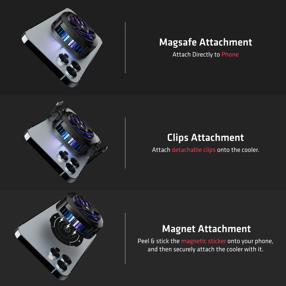 Vero Forza Arctic V3 Mobile Cooler - MagSafe Gaming Cooler with 0°C Cooling